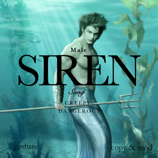 Second Life Marketplace Male Siren Song